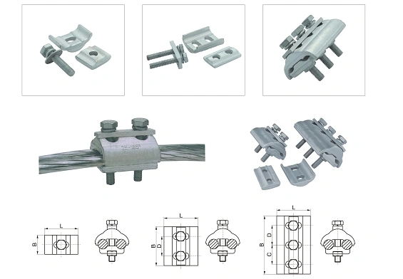 Aluminium Fitting Cable Clamp/Aluminum Parallel Groove Clamp from China ...